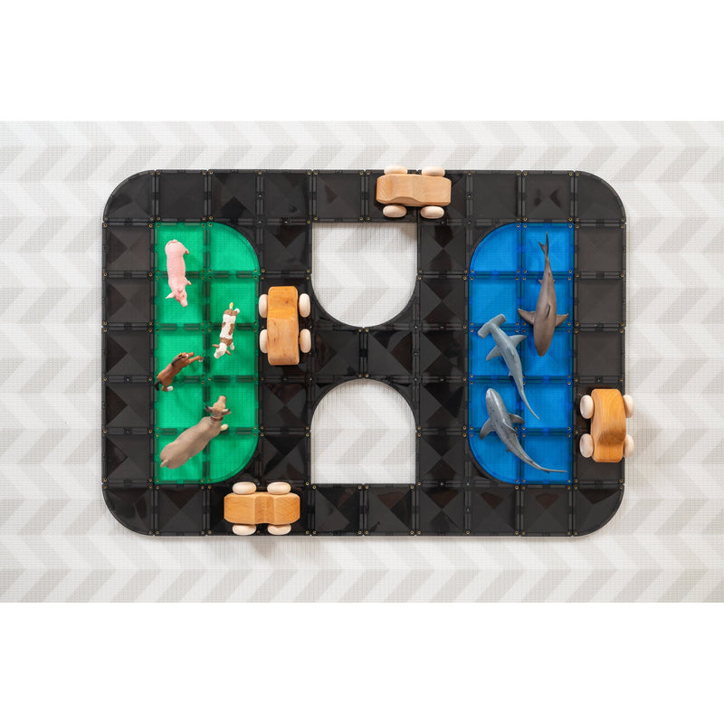 Creative Roads Pack - 48 pieces by Connetix - Modern Rascals