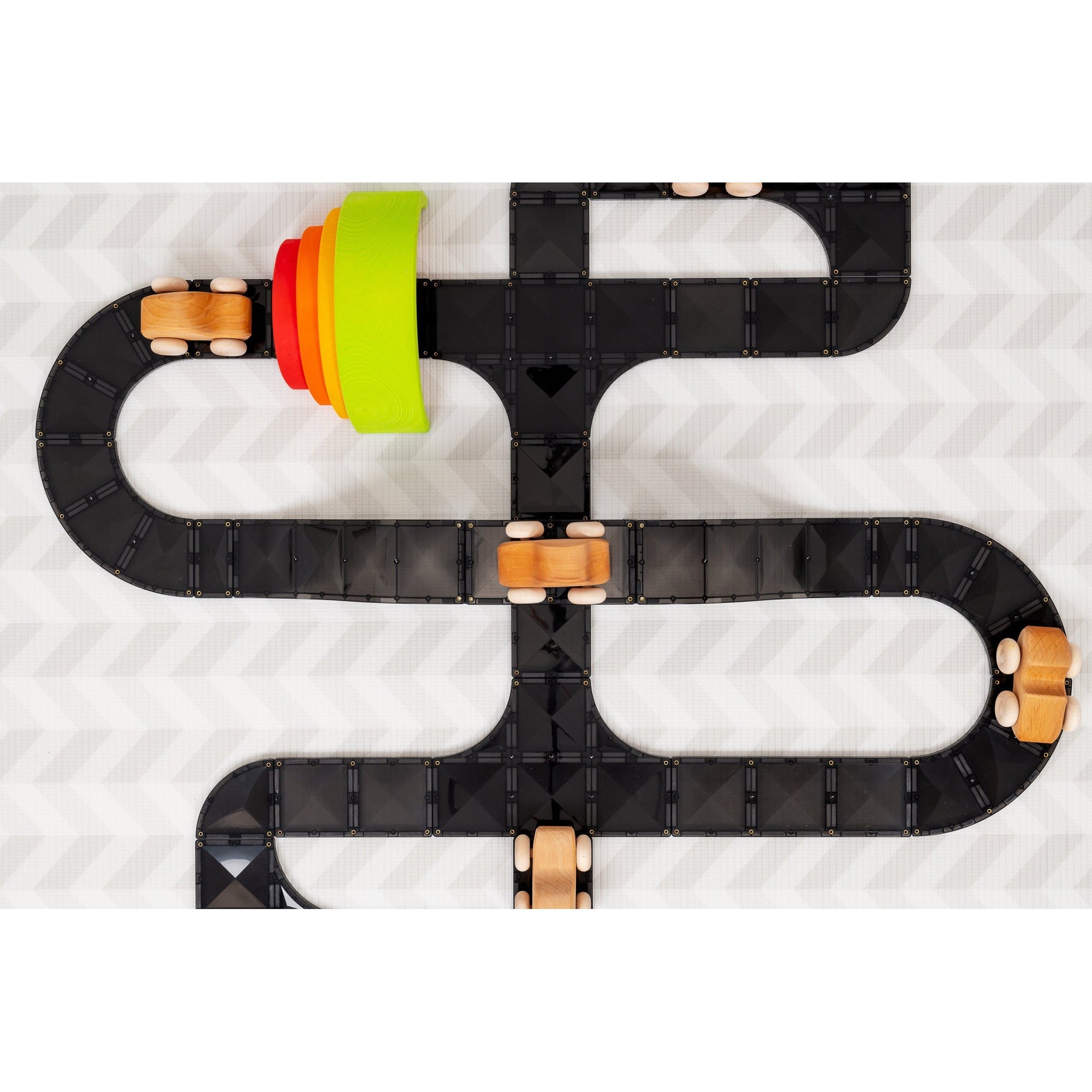 Creative Roads Pack - 48 pieces by Connetix - Modern Rascals
