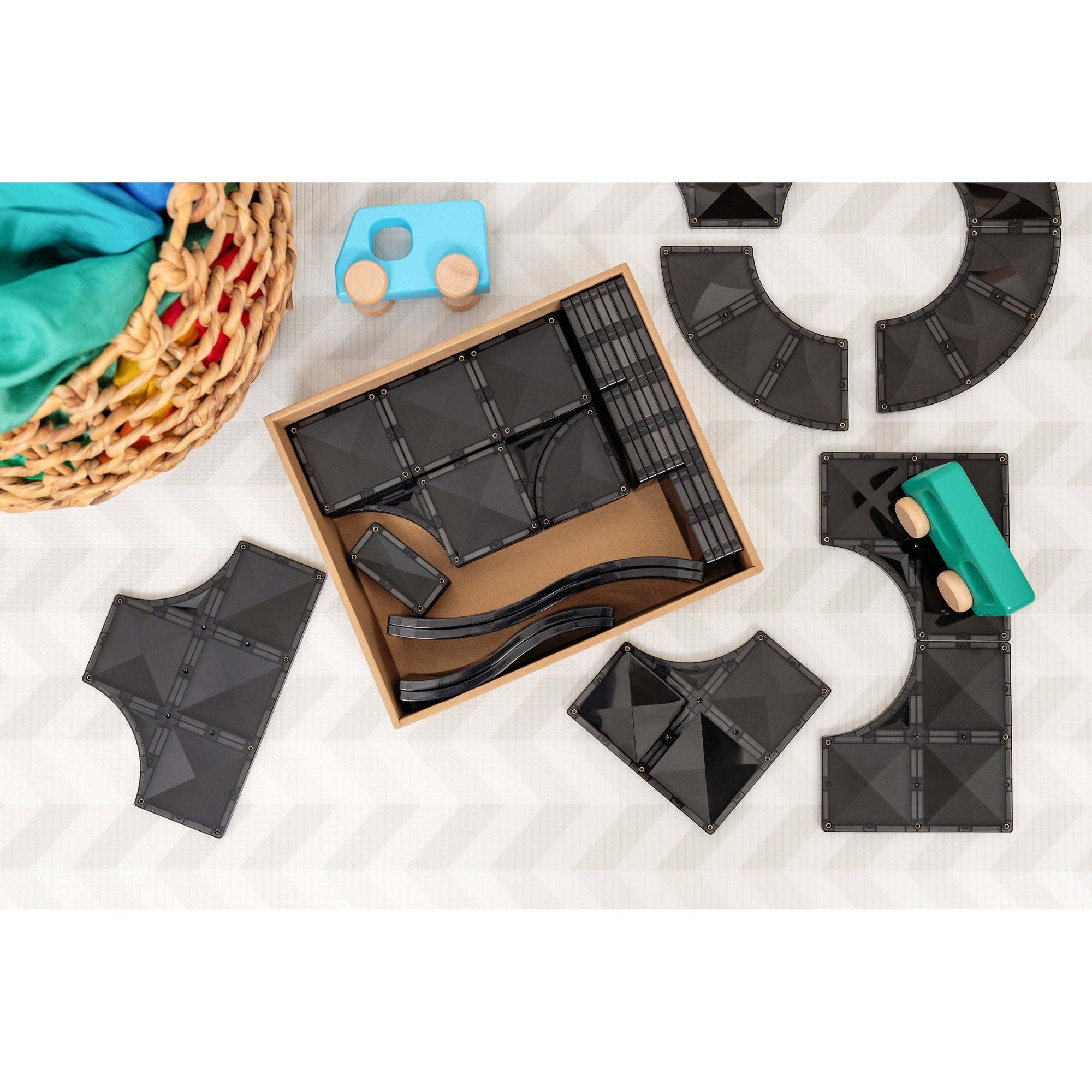 Creative Roads Pack - 48 pieces by Connetix - Modern Rascals