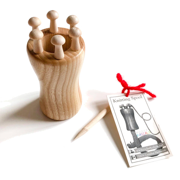 Large Knitting Spool - 6 Pegs by Cedar Hollow - Modern Rascals