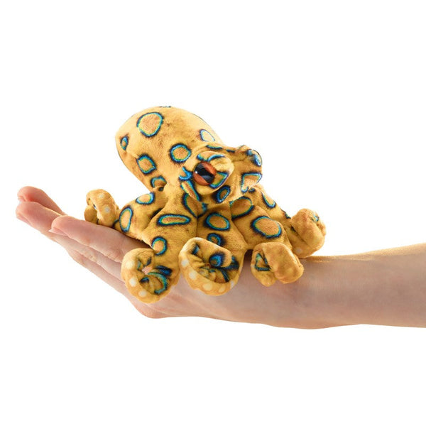 Mini Blue-Ringed Octopus Finger Puppet by Folkmanis Puppets - Modern ...