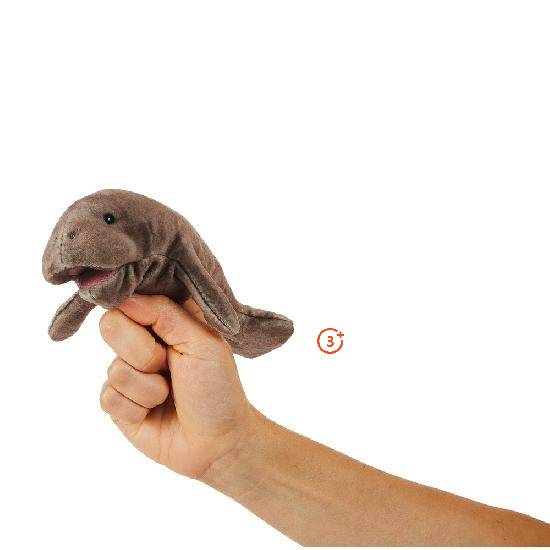 Mini Manatee Finger Puppet by Folkmanis Puppets - Modern Rascals